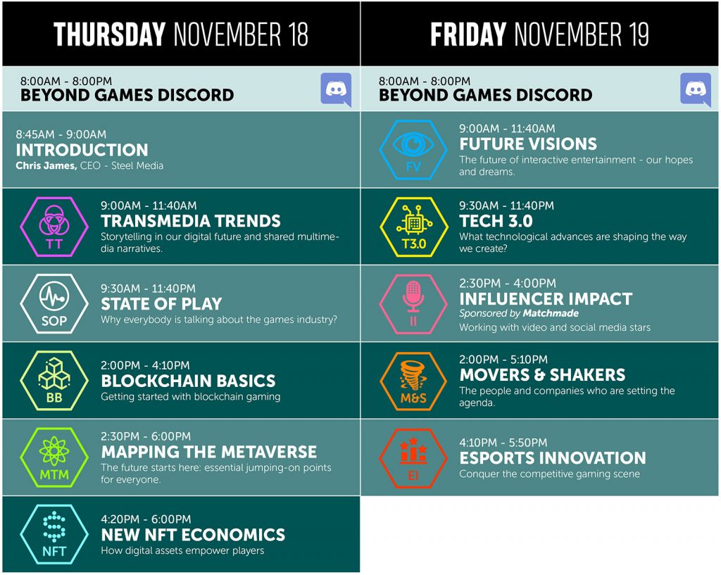 Beyond Games - Nov 18-19, 2021